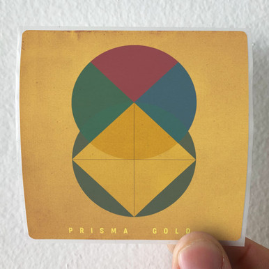 Prisma Gold Album Cover Sticker
