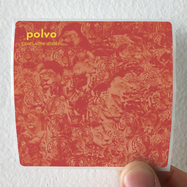 Polvo Todays Active Lifestyles 1 Album Cover Sticker