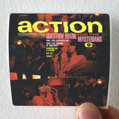 Question Mark and the Mysterians Action Album Cover Sticker
