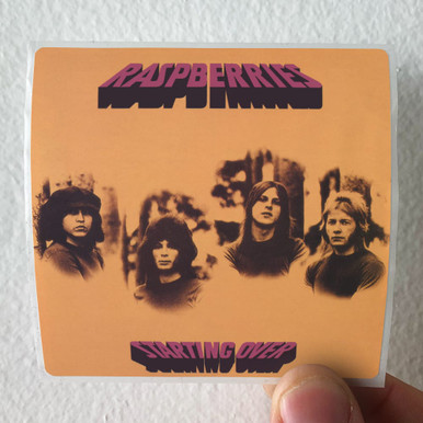Raspberries Starting Over Album Cover Sticker