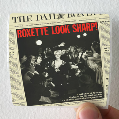 Roxette Look Sharp Album Cover Sticker
