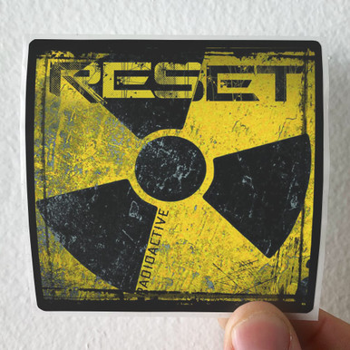Reset Radioactive Album Cover Sticker
