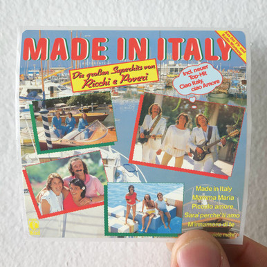 Ricchi e poveri Made In Italy Album Cover Sticker