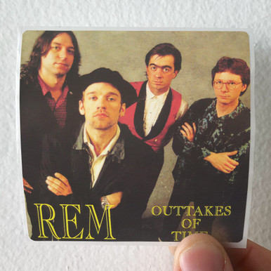 REM Outtakes Of Time Album Cover Sticker