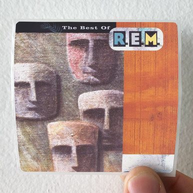 REM The Best Of Rem Album Cover Sticker