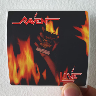 Raven Live At The Inferno Album Cover Sticker