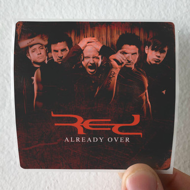 Red Already Over Album Cover Sticker