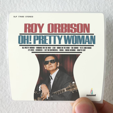 Roy Orbison Oh Pretty Woman 1 Album Cover Sticker