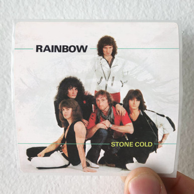 Rainbow Stone Cold Album Cover Sticker