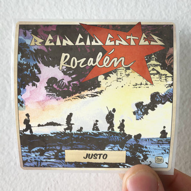 Reincidentes Justo Album Cover Sticker
