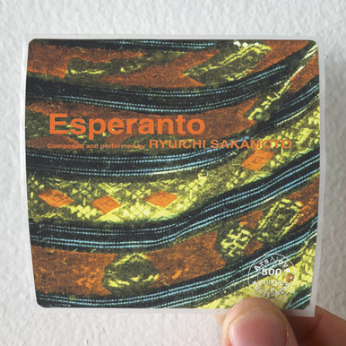 Ryuichi Sakamoto Esperanto Album Cover Sticker