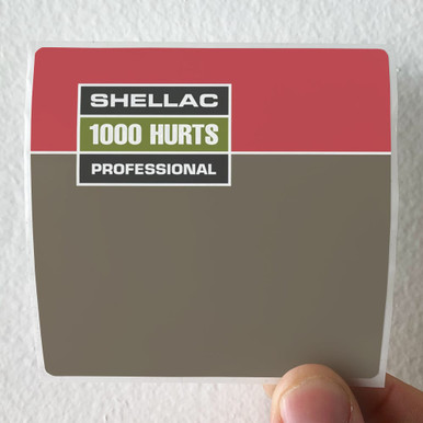 Shellac 1000 Hurts Album Cover Sticker