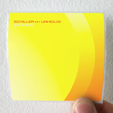 Schiller Sonne Album Cover Sticker