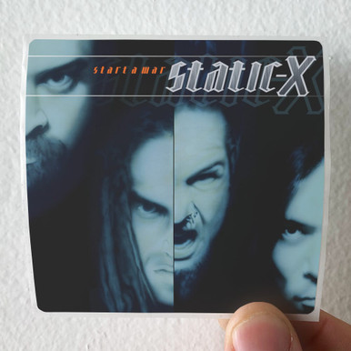 Static-X Start A War Album Cover Sticker