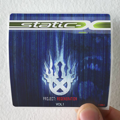 Static-X Project Regeneration Album Cover Sticker