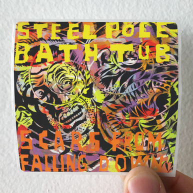 Steel Pole Bath Tub Scars From Falling Down 1 Album Cover Sticker