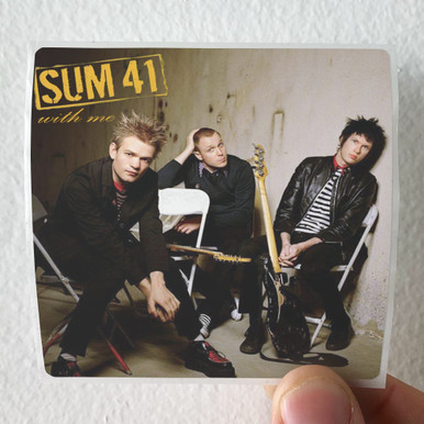 Sum 41 With Me Album Cover Sticker