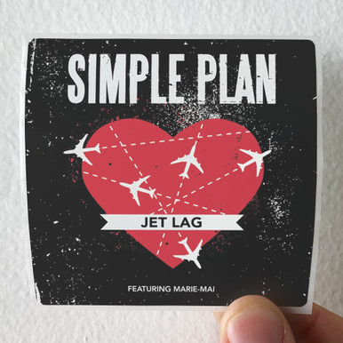 Simple Plan Jet Lag Album Cover Sticker