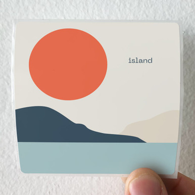 Solarstone Island Album Cover Sticker