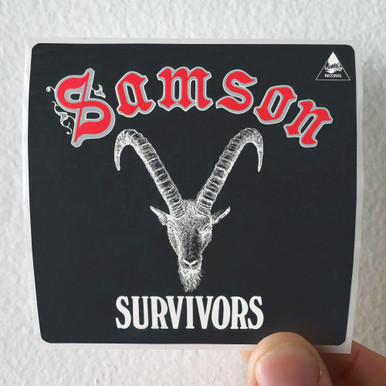 Samson Survivors Album Cover Sticker