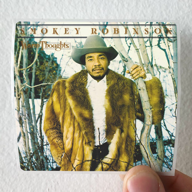 Smokey Robinson Warm Thoughts Album Cover Sticker