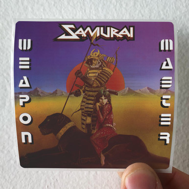 Samurai Weapon Master Album Cover Sticker