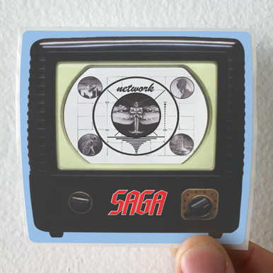Saga Network Album Cover Sticker