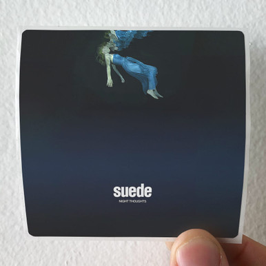 Suede Night Thoughts Album Cover Sticker