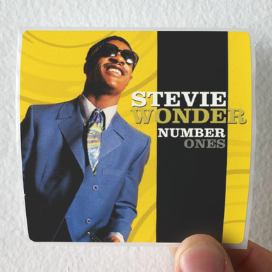 Stevie Wonder Number Ones 1 Album Cover Sticker