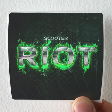 Scooter Riot Album Cover Sticker
