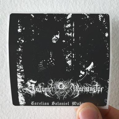 Satanic Warmaster Carelian Satanist Madness 4 Album Cover Sticker