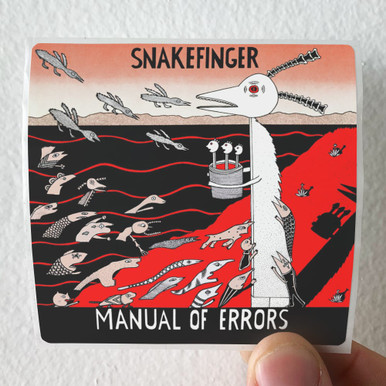 Snakefinger Manual Of Errors Album Cover Sticker