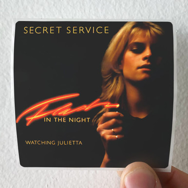 Secret Service Flash In The Night Album Cover Sticker