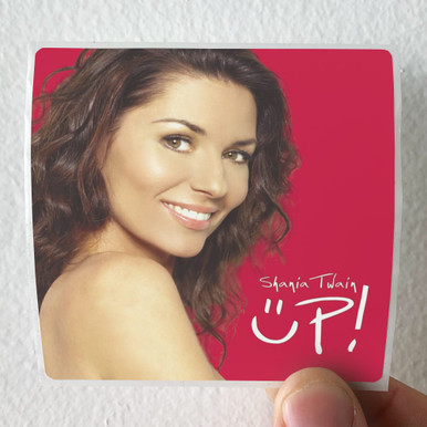 Shania Twain Up Album Cover Sticker