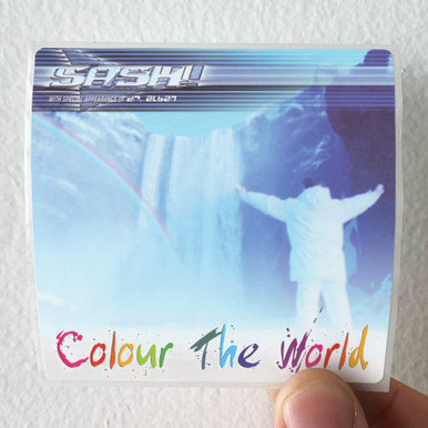 Sash Colour The World 1 Album Cover Sticker