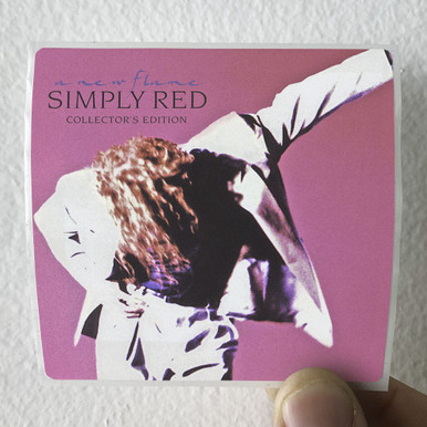 Simply Red A New Flame 1 Album Cover Sticker
