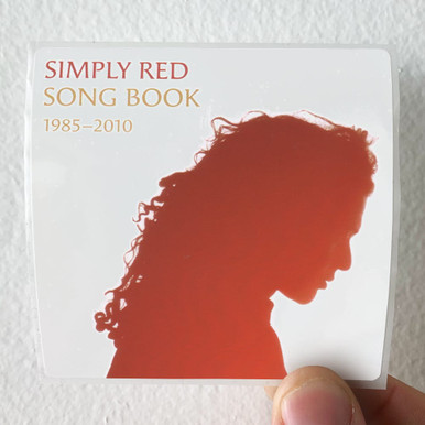 Simply Red Song Book 1985 2010 Album Cover Sticker