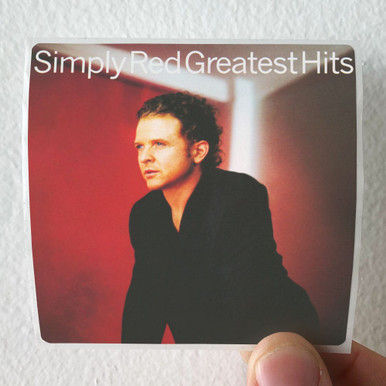 Simply Red Greatest Hits Album Cover Sticker