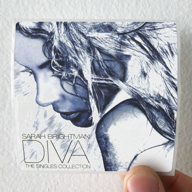 Sarah Brightman Diva The Singles Collection Album Cover Sticker