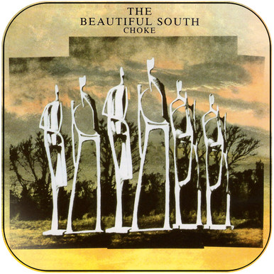The Beautiful South Painting It Red Album Cover Sticker Album Cover Sticker