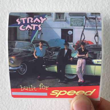 Stray Cats Built For Speed Album Cover Sticker