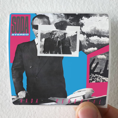 Soda Stereo Nada Personal Album Cover Sticker