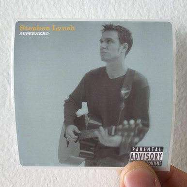 Stephen Lynch Superhero Album Cover Sticker