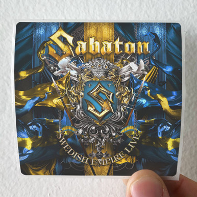 Sabaton Swedish Empire Live Album Cover Sticker