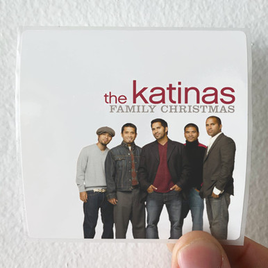 The Katinas Family Christmas Album Cover Sticker