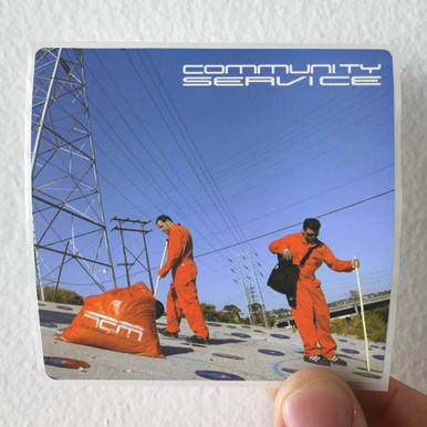 The Crystal Method Community Service Album Cover Sticker