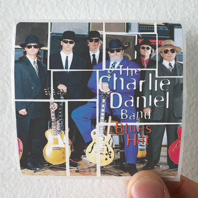 The Charlie Daniels Band Blues Hat Album Cover Sticker