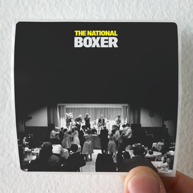 The National Boxer Album Cover Sticker