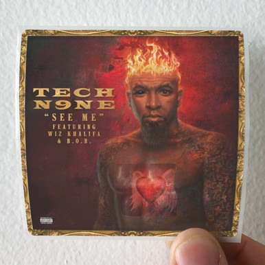 Tech N9ne See Me Album Cover Sticker