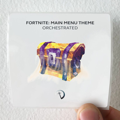 The Marcus Hedges Trend Orchestra Fortnite Main Menu Theme Orchestrated Album Cover Sticker